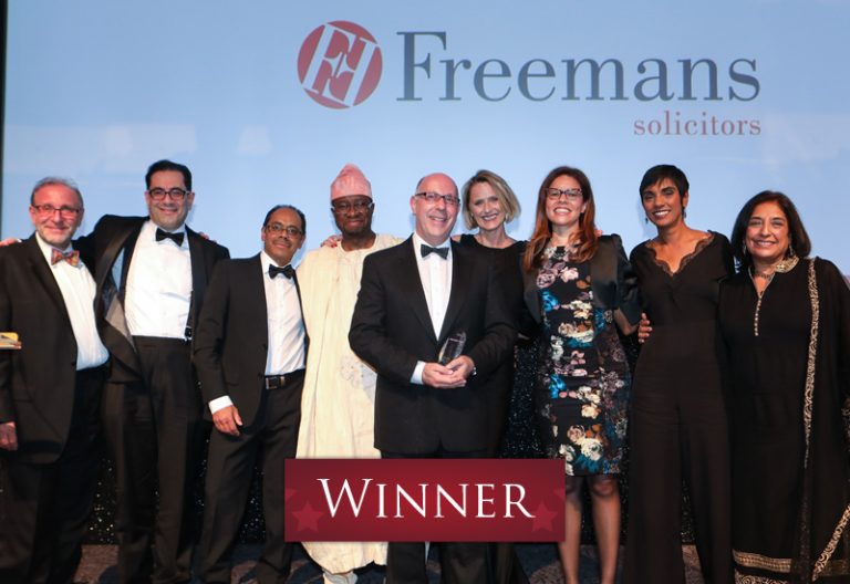 Freemans Solicitors Winners 2018 | The UK Diversity Legal Awards